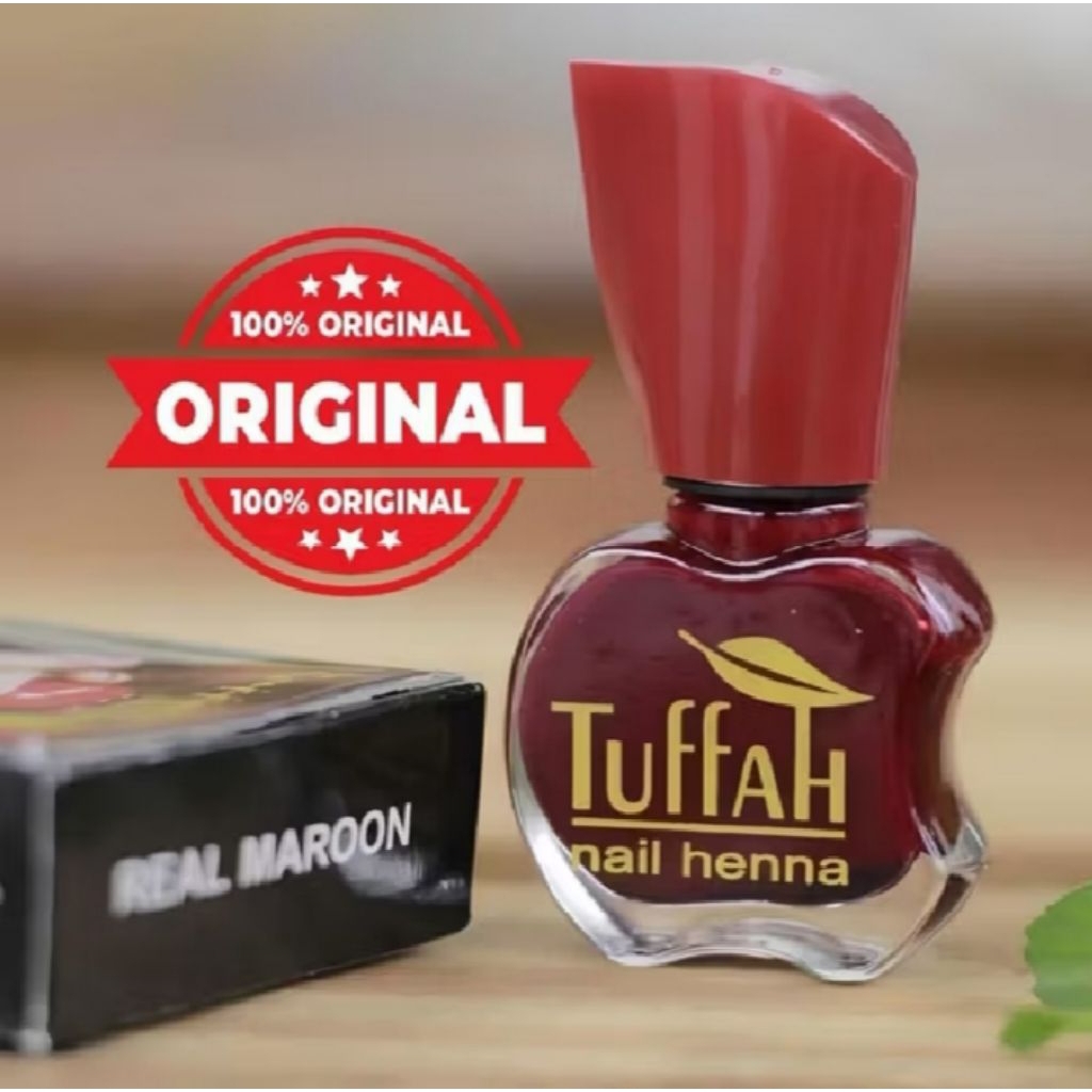 Jual TUFFAH NAIL HENNA WARNA MARON FREE SANDAL/SEPATU_HENNA TUFFAH ...