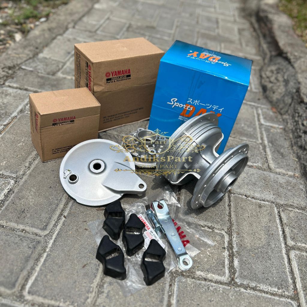 Jual Tromol belakang TS Honco TS 100 sett/ Tromol set tutup set napgir ...