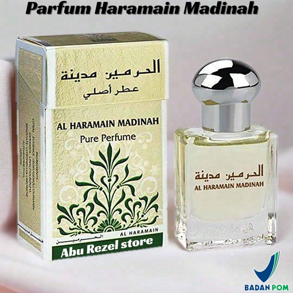 Jual PROMO!!! Parfum Al-Haramain MADINAH BPOM 15ml | Pure Perfume No ...
