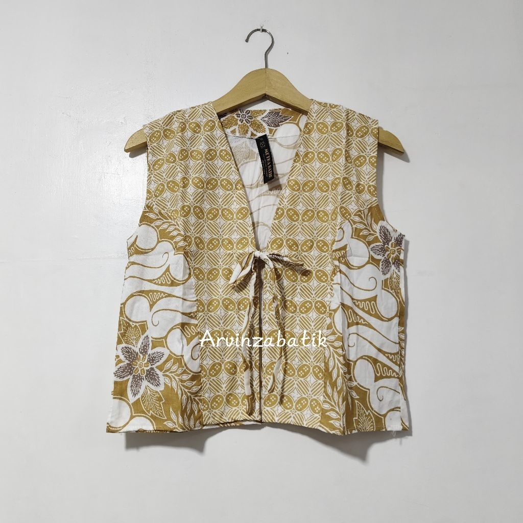 Jual VEST BATIK ALIKA//VEST KANTOR//VEST KONDANGAN//ROMPI BATIK ...