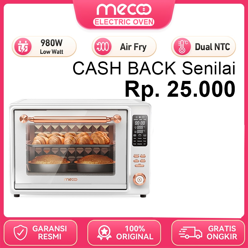 Jual MECOO ELECTRIK OVEN BESAR KAPASITAS 38 LITER OVEN LISTRIK DIGITAL ...