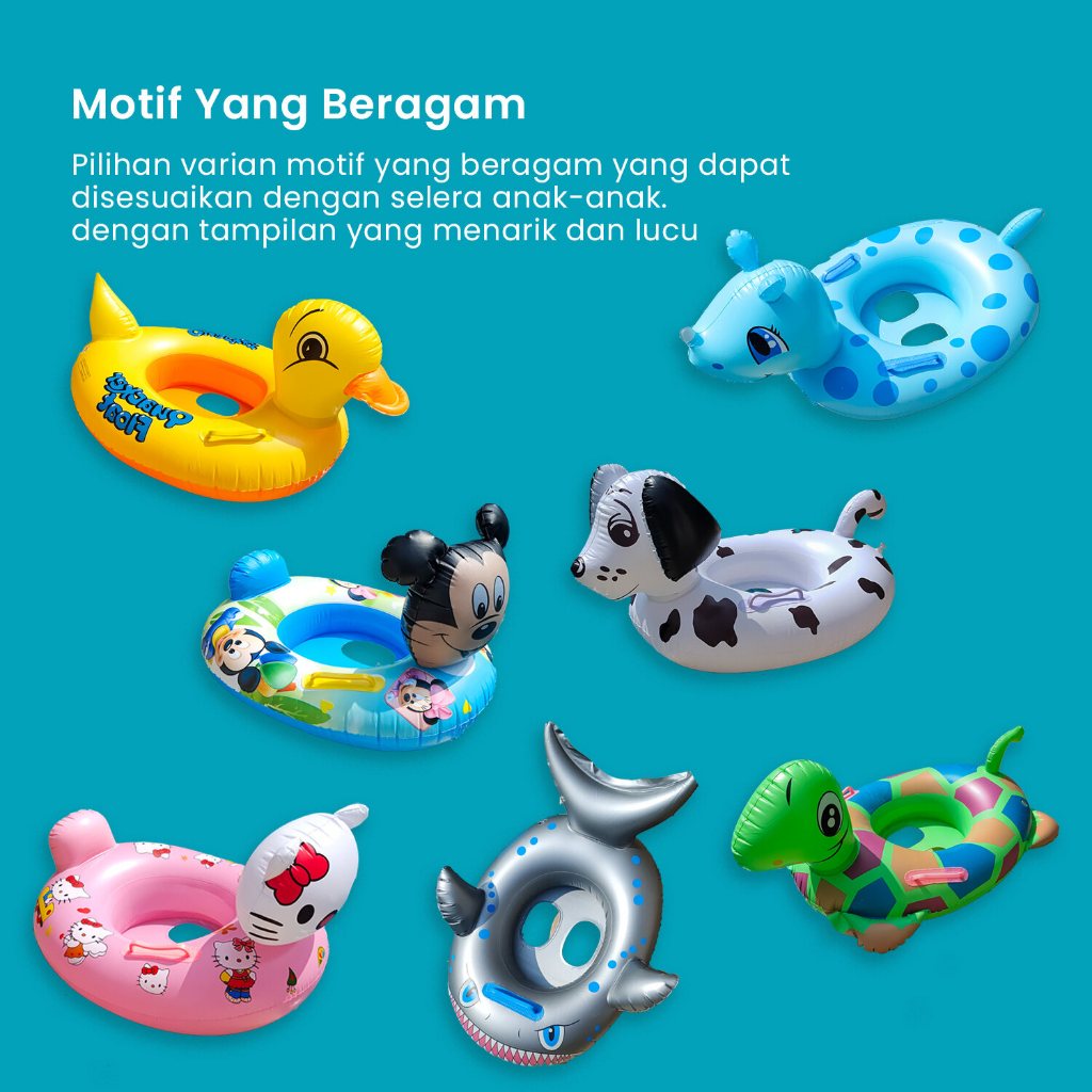 Jual aquatic BFK01 baby float karakter Ban Renang Anak Karakter Quacker ...