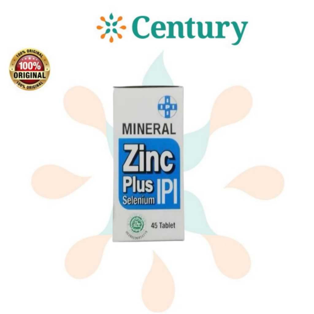 Jual IPI Mineral Zinc Plus Selenium 45 Tablet/MULTIVITAMIN | Shopee ...
