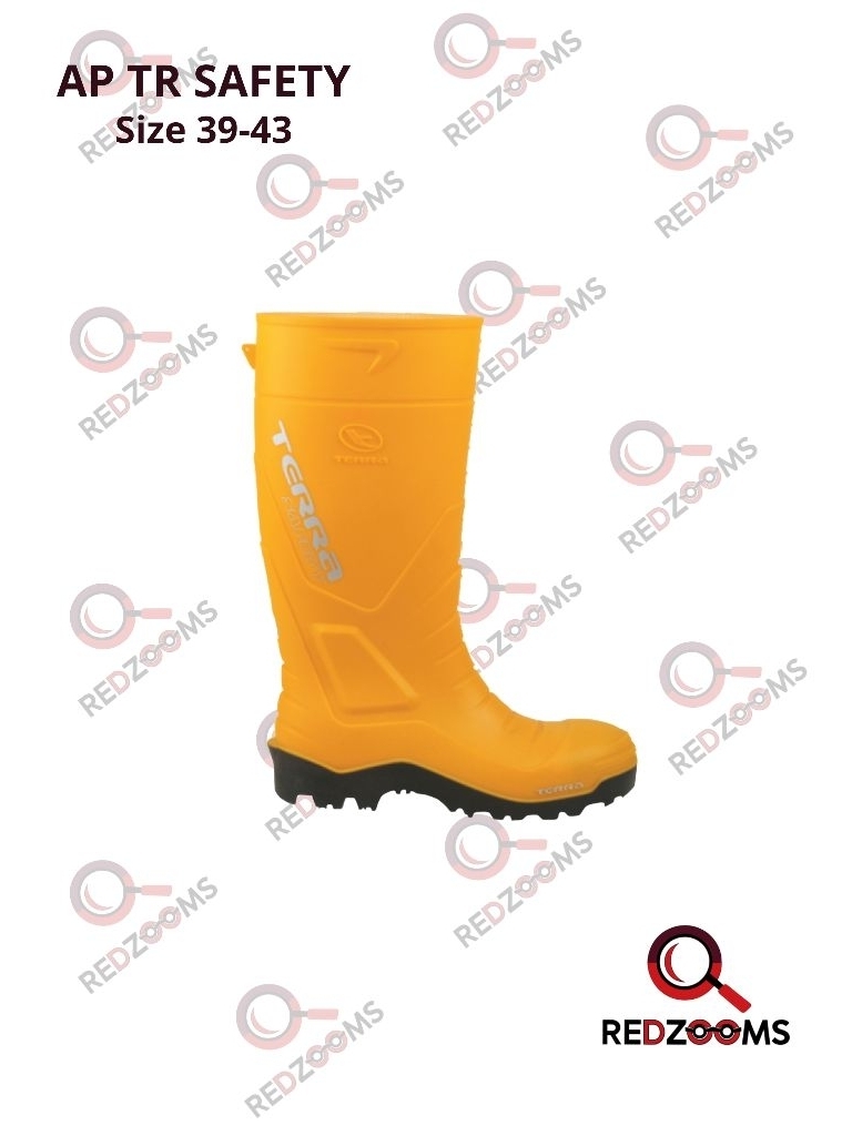 Jual Sepatu Boot Safety Tinggi TERRA SAFETY S4-AP BOOTS Kuning Besi Toe ...