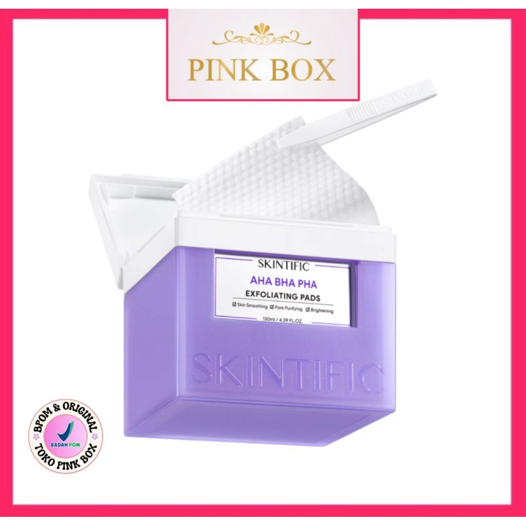 Jual NEW!! SKINTIFIC AHA BHA PHA Exfoliating Pads 130ML | Shopee Indonesia