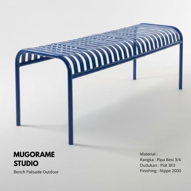 Jual Bench Palisade Outdoor | Kursi Bench Bangku Kursi Panjang Besi ...