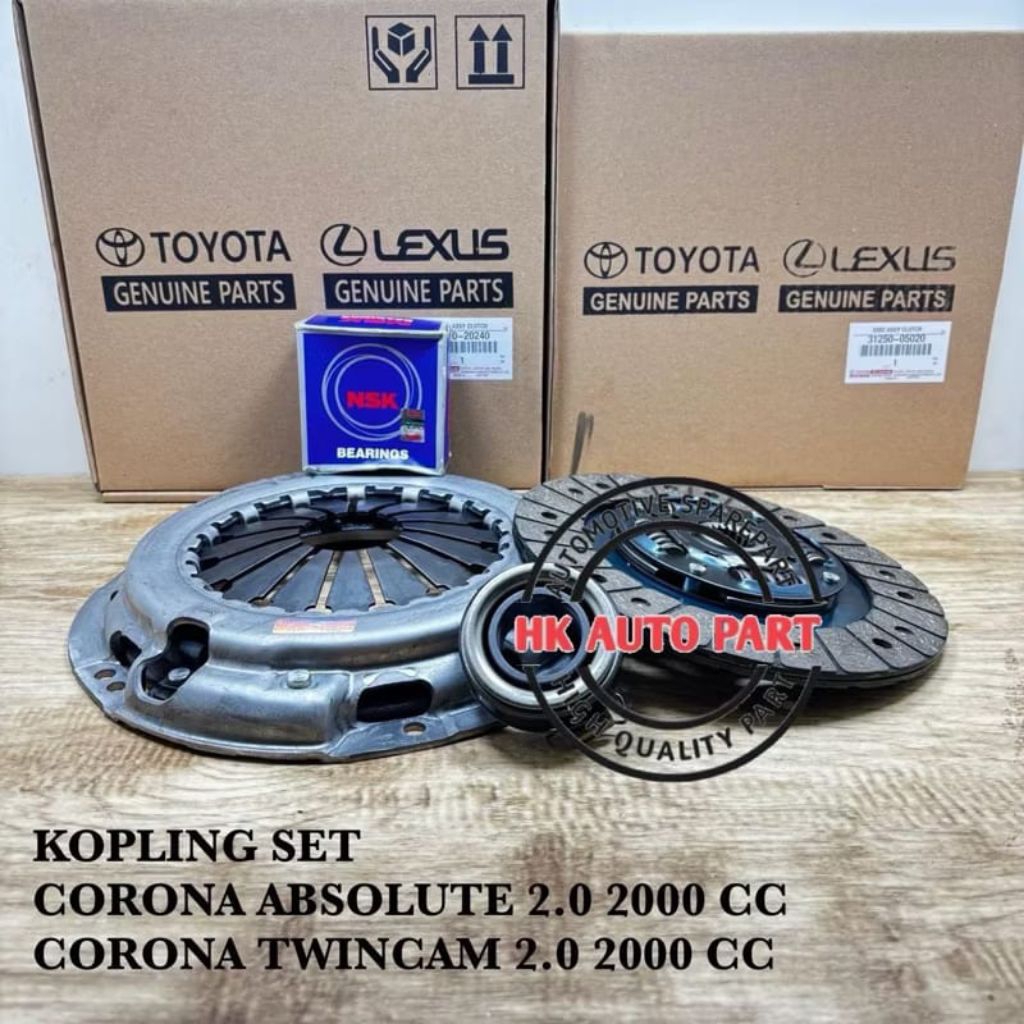 Jual KOPLING SET TOYOTA CORONA ABSOLUTE 2.0CC TWINCAM 2.0 ABSOLUT ...