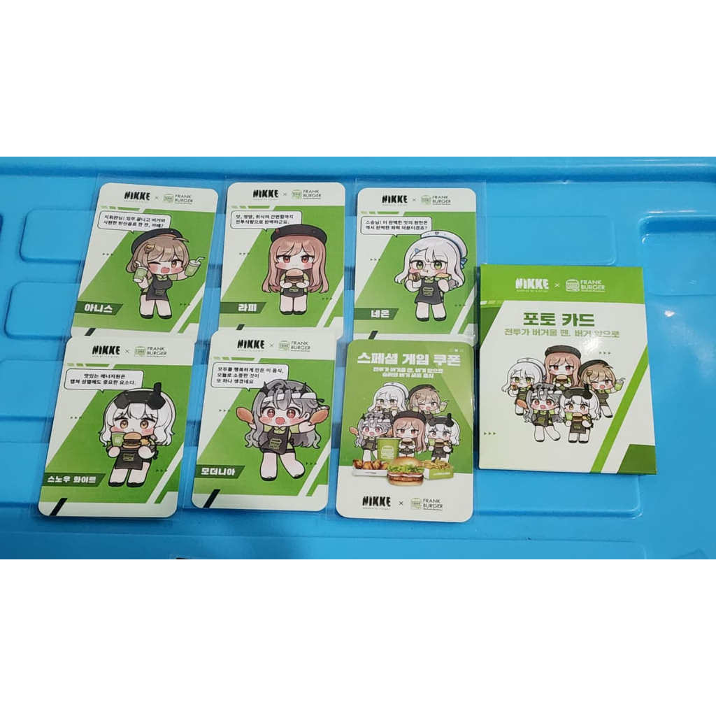 Jual The Goddess of Victory NIKKE x Frank Burger Korea Photocard Anis ...