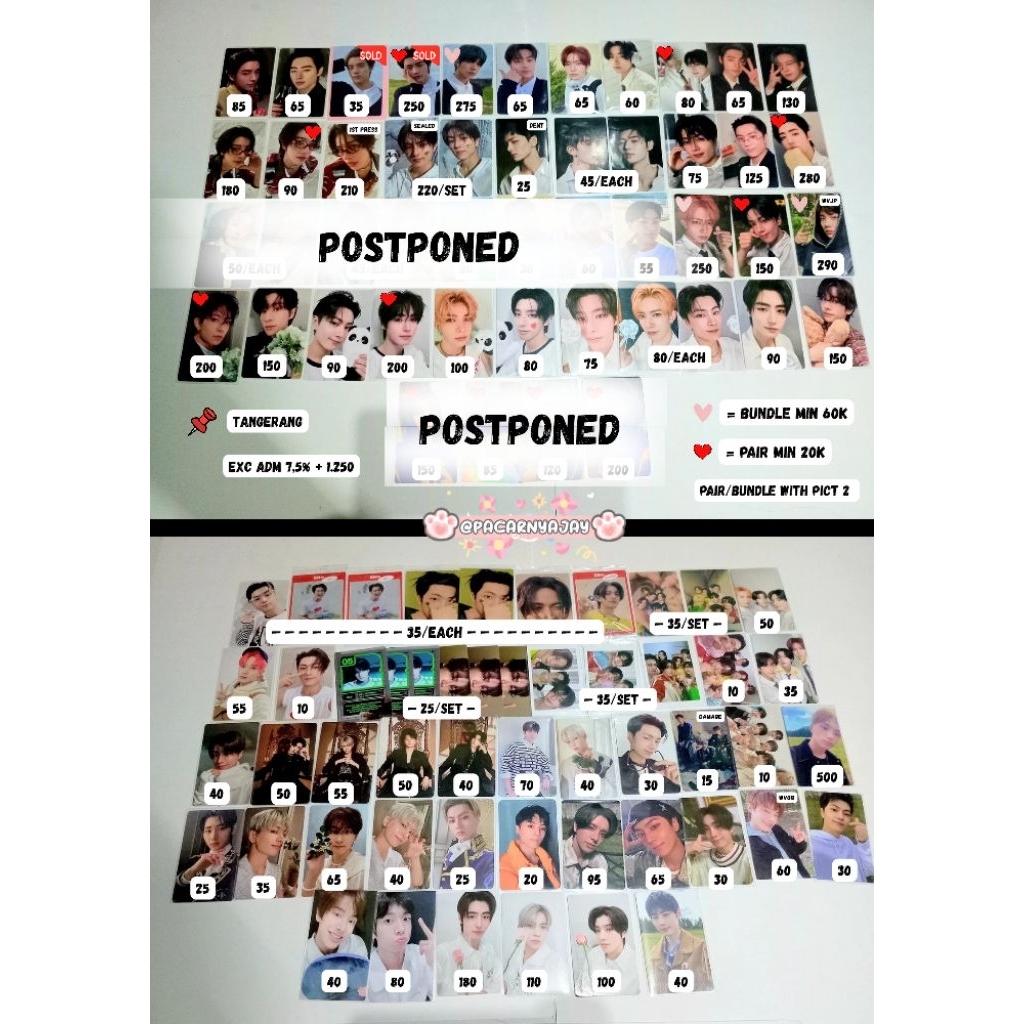Jual [READY STOCK PART 1] enhypen photocard pc official termurah ...