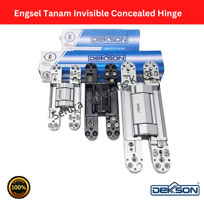 Jual Engsel Tanam Invisible Concealed Hinge Dekson ES CONC D40,D80,D120 ...
