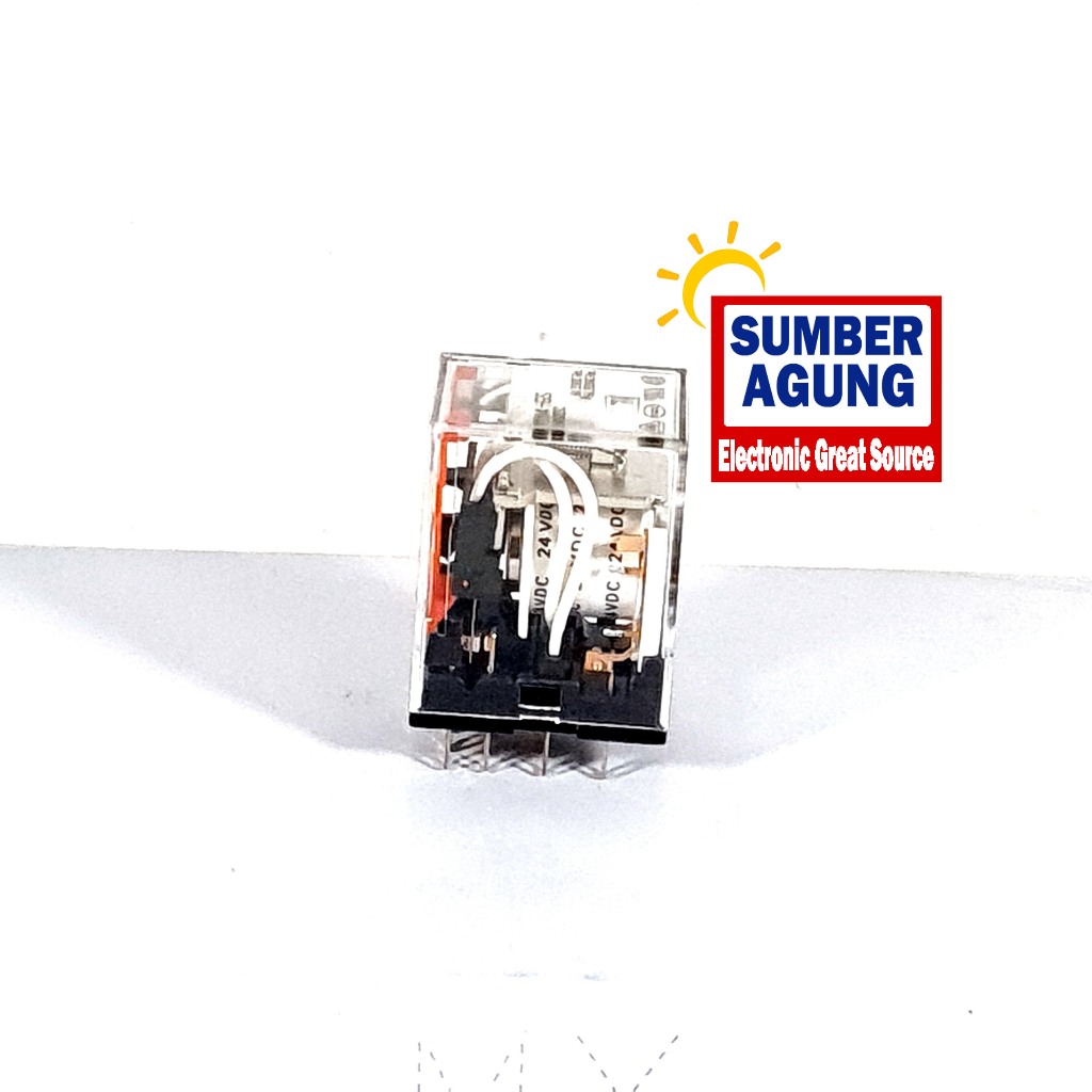 Jual Omron Relay MY4GS 24VDC 4 Pole Single Contact With Indicator ...