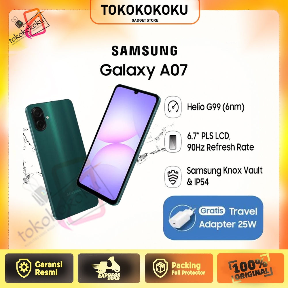 Jual Samsung Galaxy A07 4G/LTE - RAM 4GB, 6GB, 8GB - Internal 128GB ...