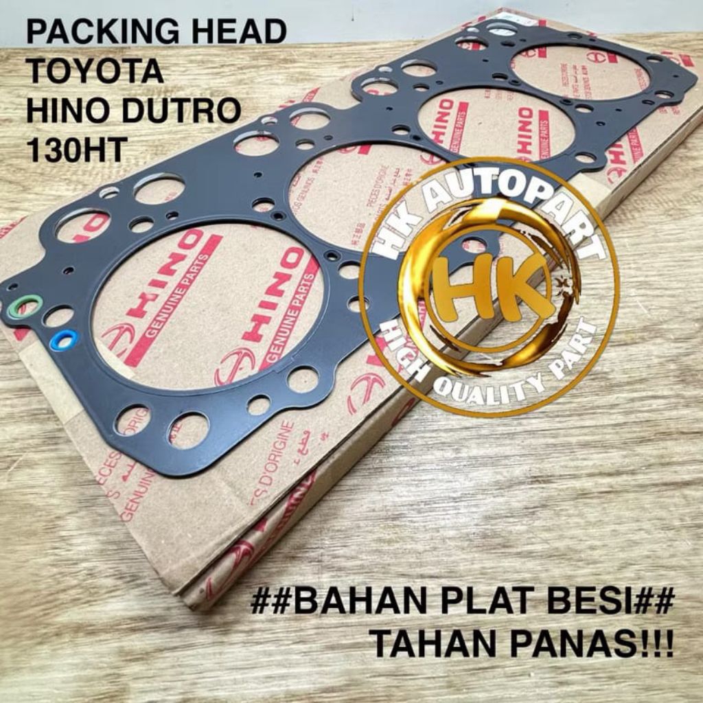 Jual PAKING PACKING HEAD BAHAN PLAT BESI HT130 DYNA DINA RINO SAURUS ...