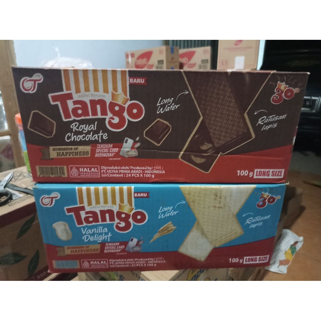 Jual 1 dus Wafer Renyah Tango Wafer 5000 an buat hajatan isi 24 pcs x ...