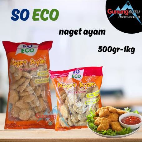 Jual SO ECO NAGET AYAM KOMBINASI 500 GR & 1KG / ASIMO COIN 1KG | Shopee ...