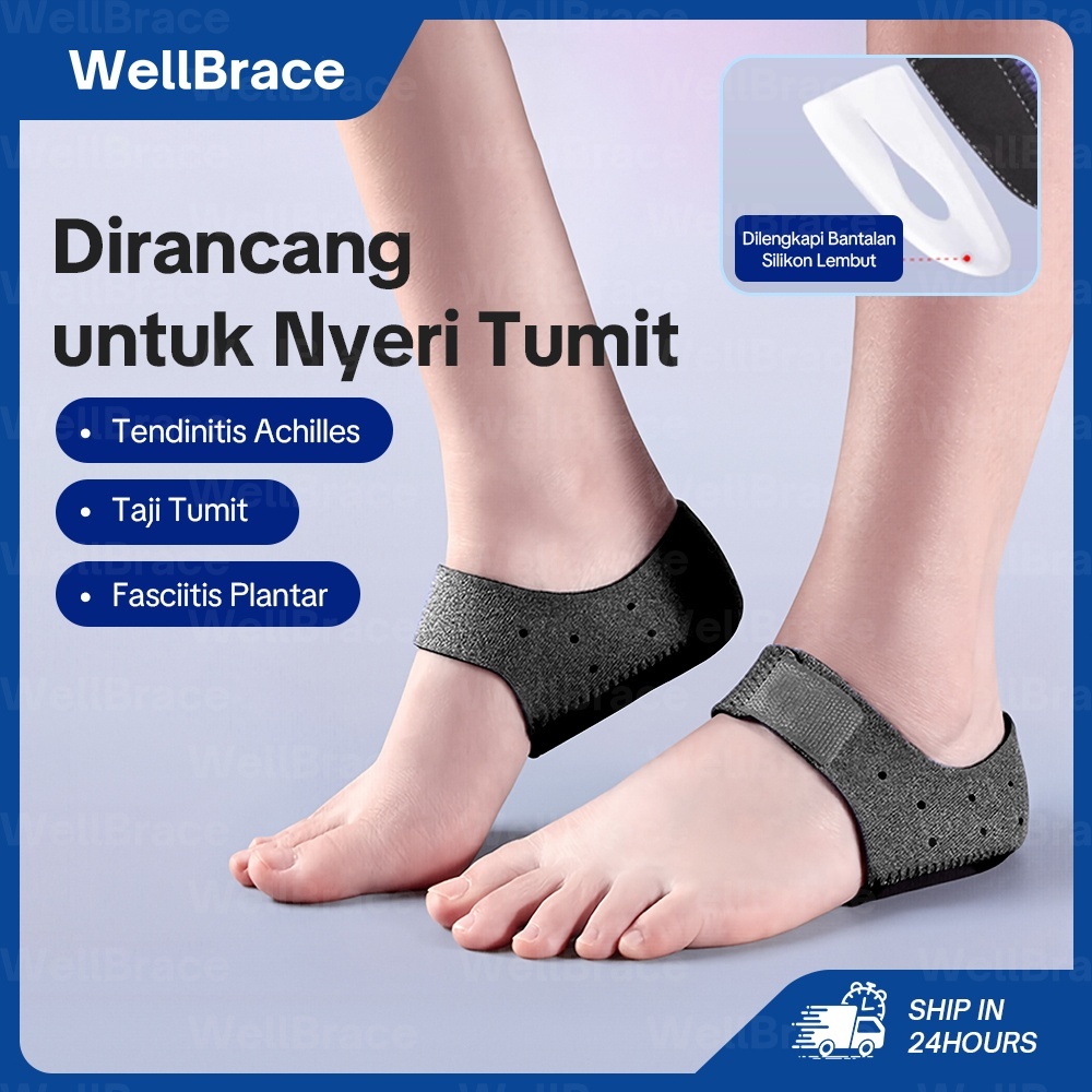 Jual Bantalan Tumit Untuk Plantar Fasciitis Heel Pad Silikon Protector ...