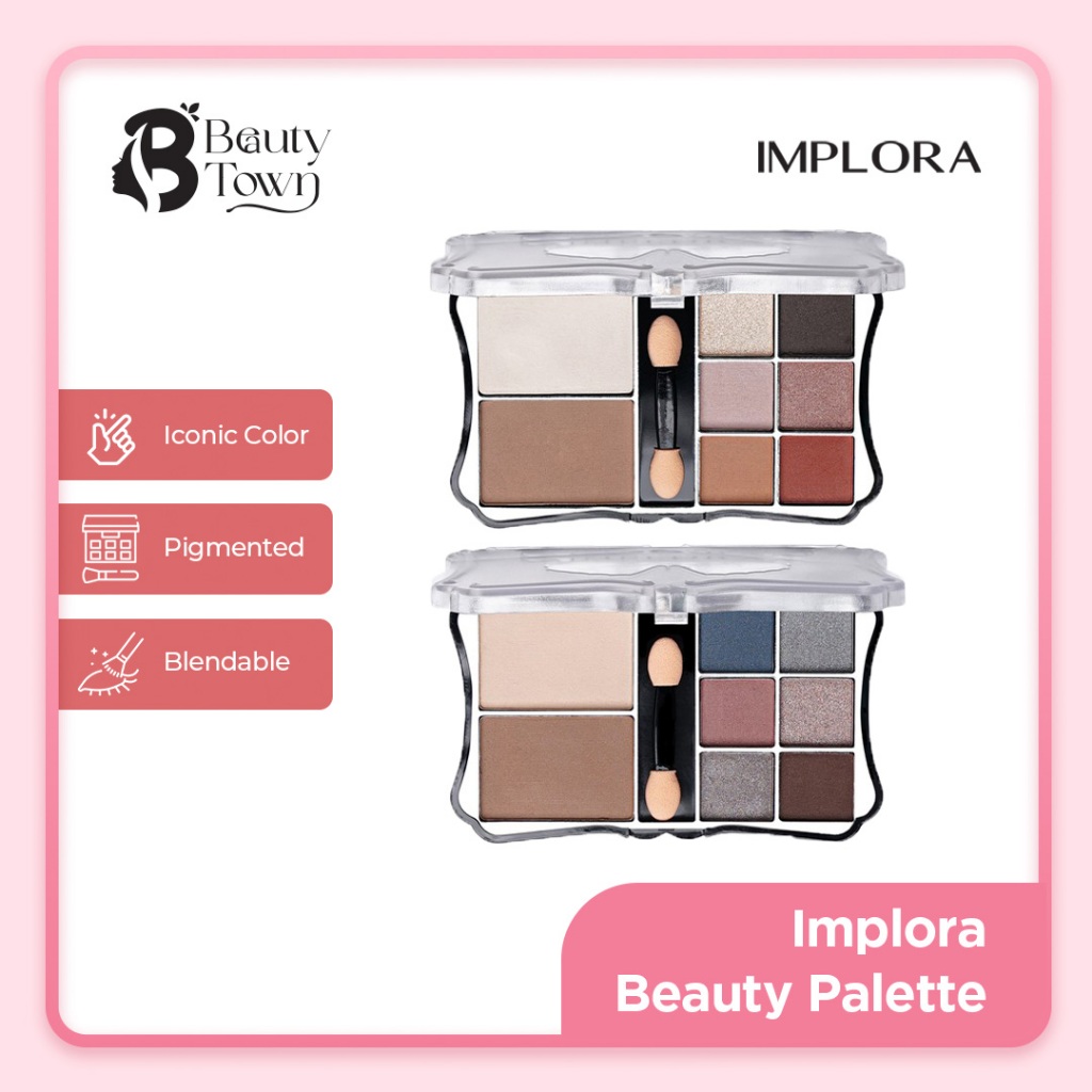 Jual Implora Beauty Palette | Eyeshadow Bronzer Highlighter | Shopee ...