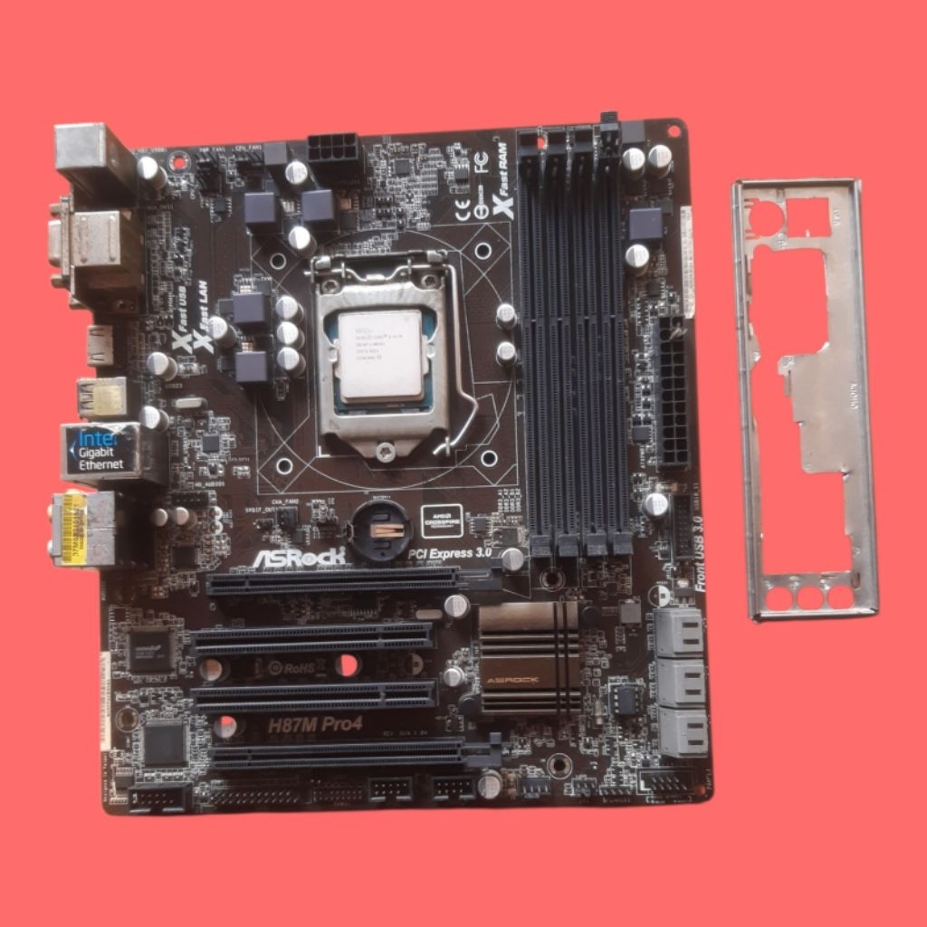Jual Mainboard ASROCK H87M PRO4 GEN 4 DAN 5 | Shopee Indonesia