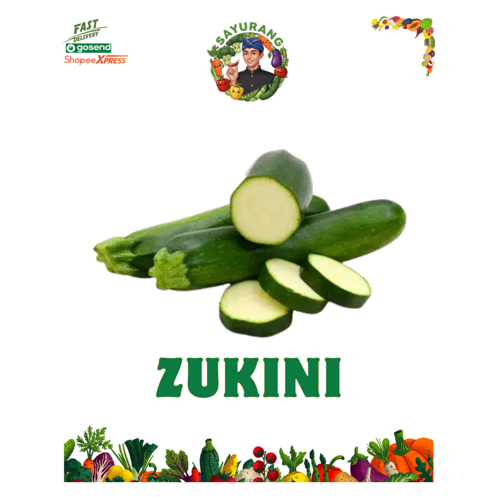 Jual Zukini /Zucchini - Sayur Sayuran - Bandung Instant ( 2 Jam Sampai ...