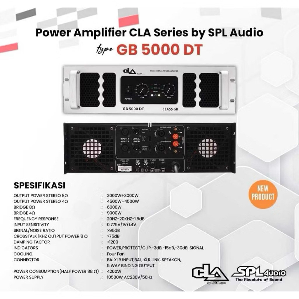 Jual CLA By SPL Audio Power Amplifier Tipe GB 5000 DT - Power CLA By ...