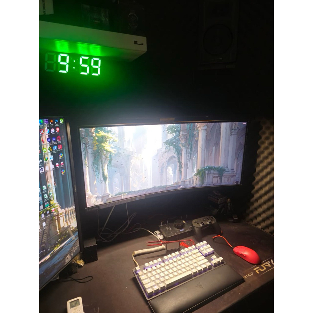 Jual Monitor Gaming Lenovo G34W-30 CURVED 165Hz | Shopee Indonesia