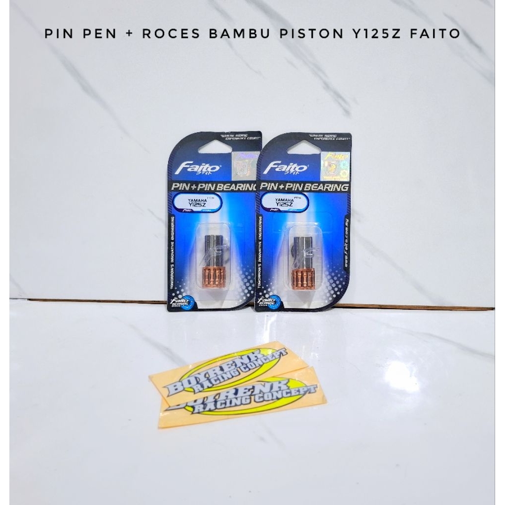 Jual Faito Pin Piston Plus Bearing Pin Laher Bambu Atas Roces Pen