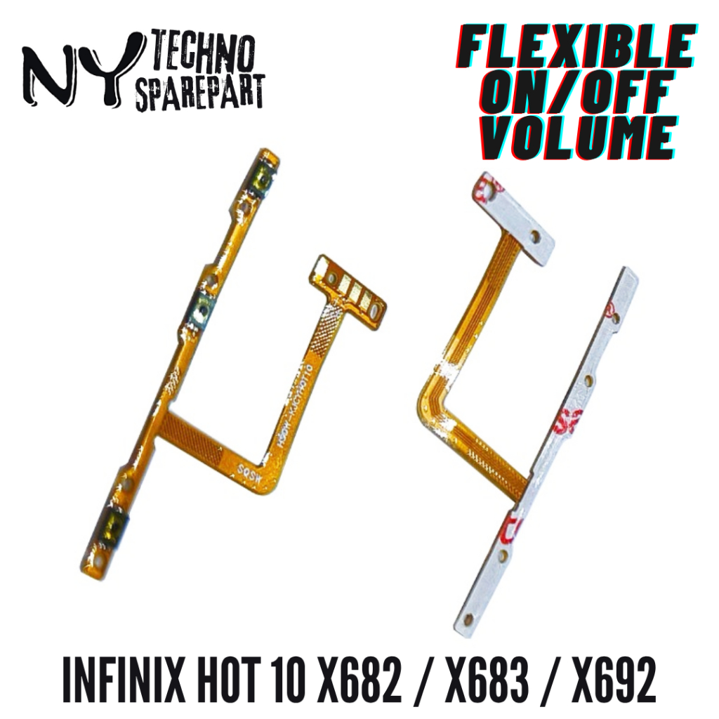 Jual NY FLEXIBLE FOR INFINIX HOT 10 X682 / X683 / X692 ON/OFF VOLUME ...
