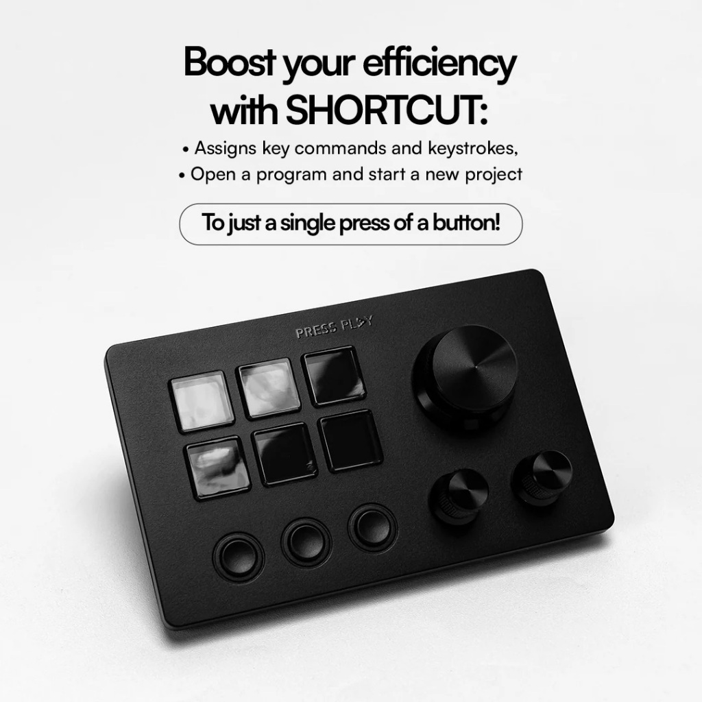 Jual Press Play SHORTCUT Macro Pad Shortcuts Pad / Stream Deck ...