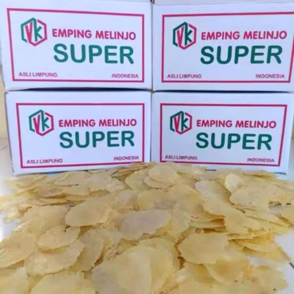 Jual EMPING MELINJO MENTAH SUPER TIPIS SP ASLI KHAS LIMPUNG (1KG) SIAP ...