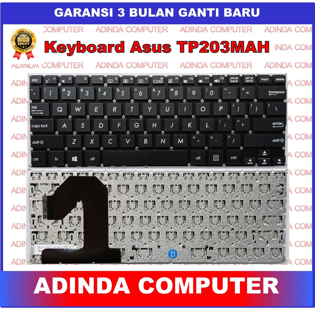 Jual Keyboard Asus Vivobook Flip 12 TP203 TP203MAH TP203N TP203NA ...