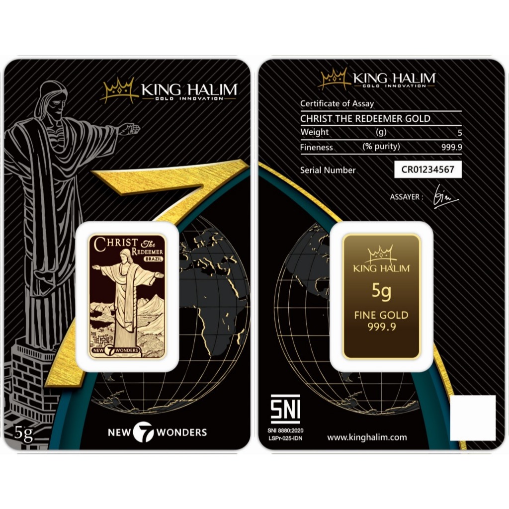 Jual LOGAM MULIA EMAS KING HALIM 10GR - CHRIST THE REDEEMER | Shopee ...