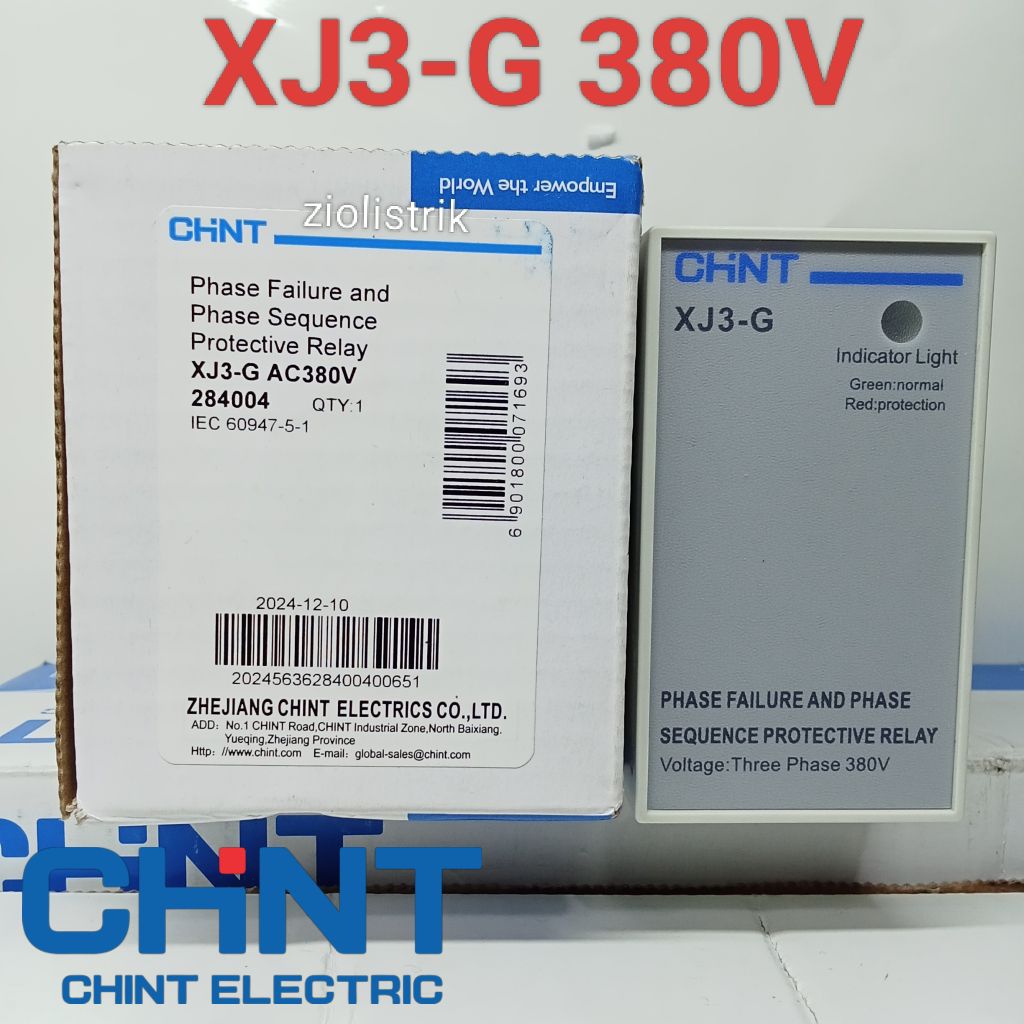 Jual CHINT XJ3-G/XJ3G AC 380V FAILURE PHASE ORIGINAL | Shopee Indonesia