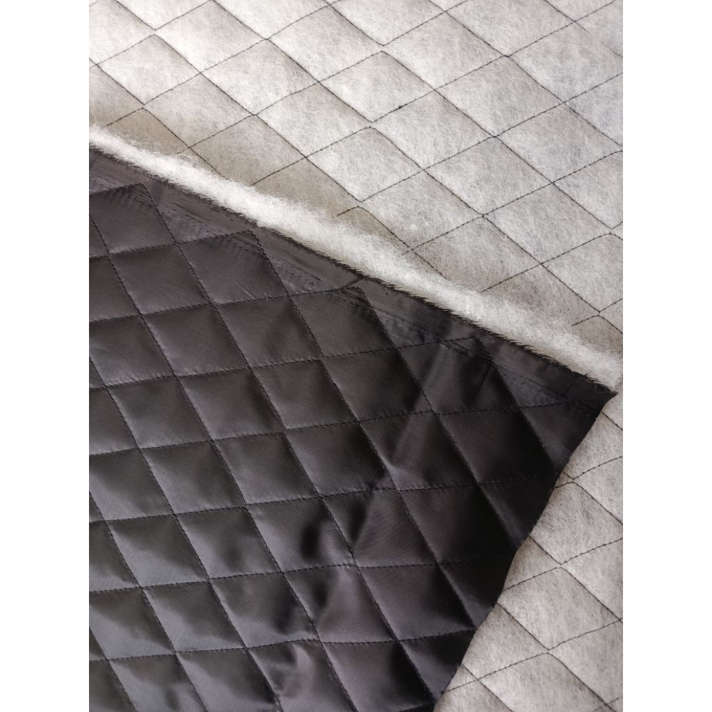 Jual Kain Quilting parasut dakron furing 2oz Hitam | Shopee Indonesia