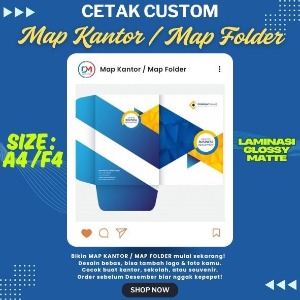 Jual Cetak Map Kantor Custom,Map Folder Map Sekolah Free Desain ...