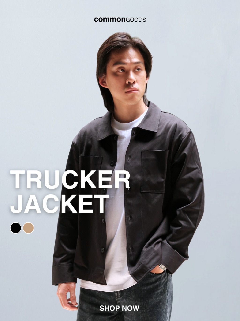 Jual Common Goods Trucker Jacket Series | Shopee Indonesia