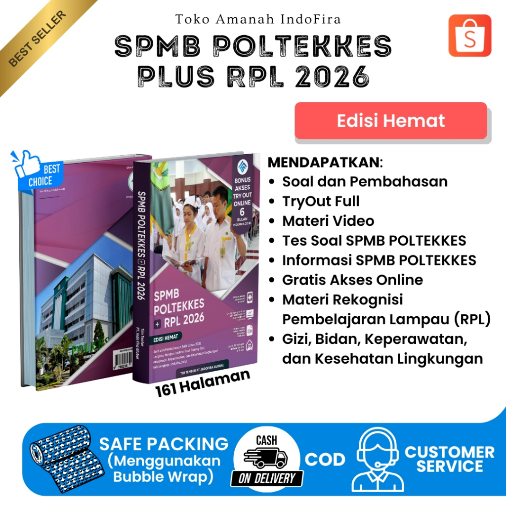 Jual Buku Terbaru SPMB POLTEKKES + RPL 2026 (Edisi Hemat) Sesuai Kisi ...