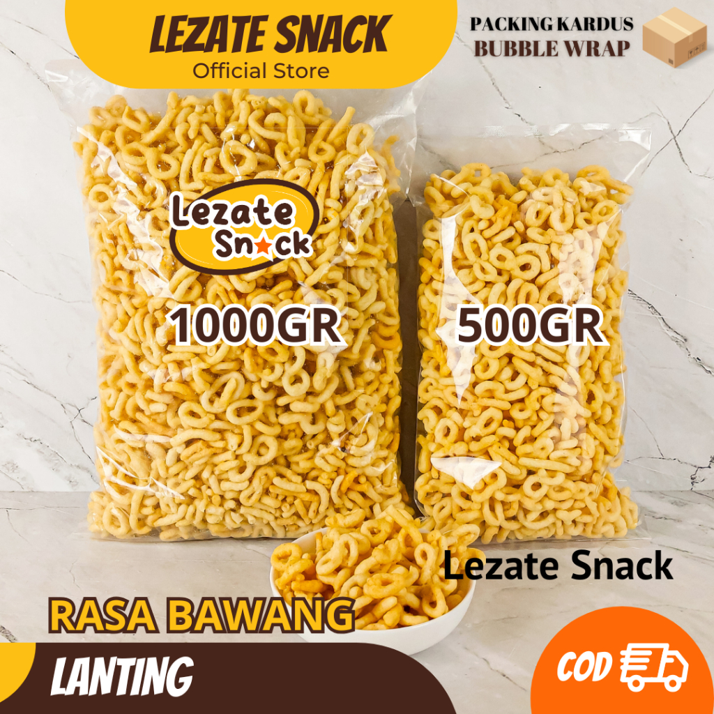 Jual Sedap Snack - LANTING KEBUMEN 1 KG MURAH BUMBU RASA BAWANG PEDAS ...