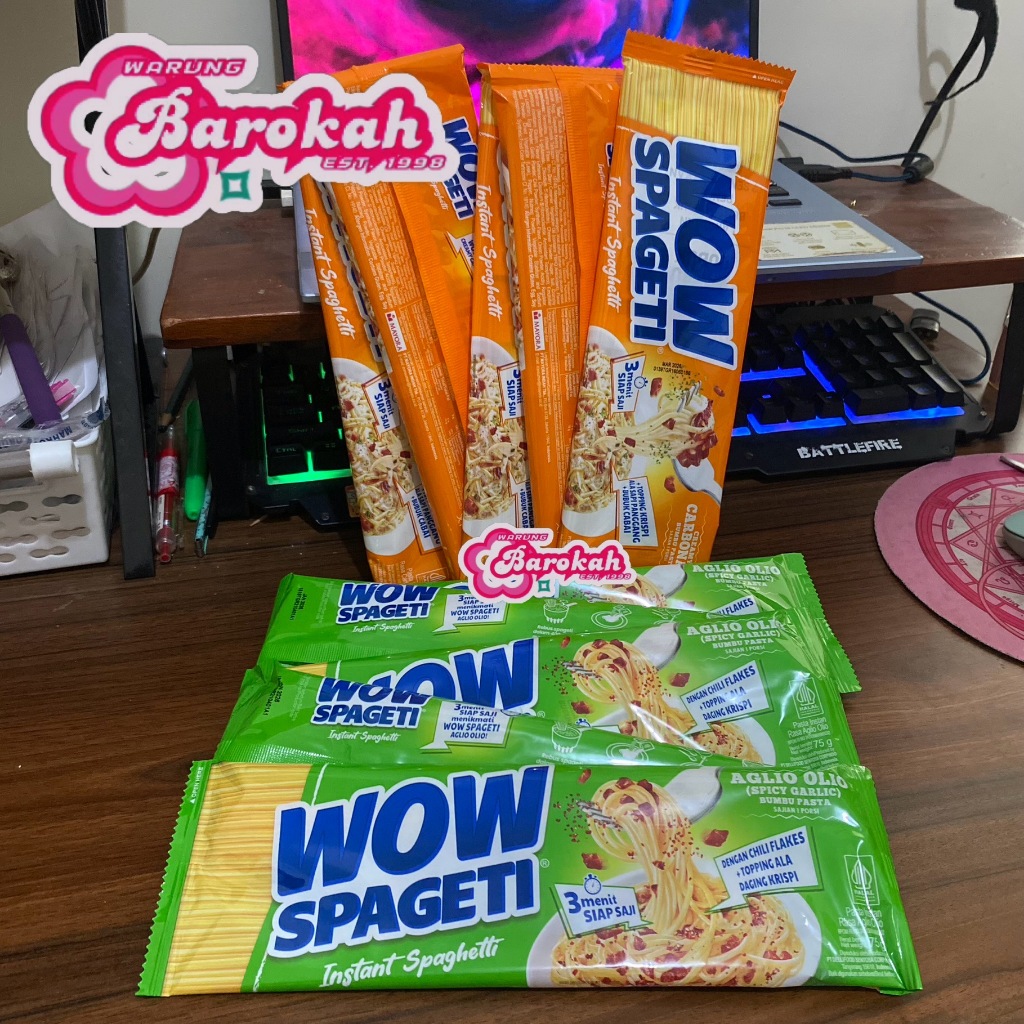 Jual Paket 10 Pcs Wow Spaghetti Bolognese Carbonara | Shopee Indonesia