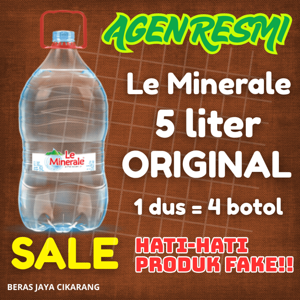 Jual Harga Le Mineral Galon Terlengkap & Harga Terbaru Juni 2026 ...