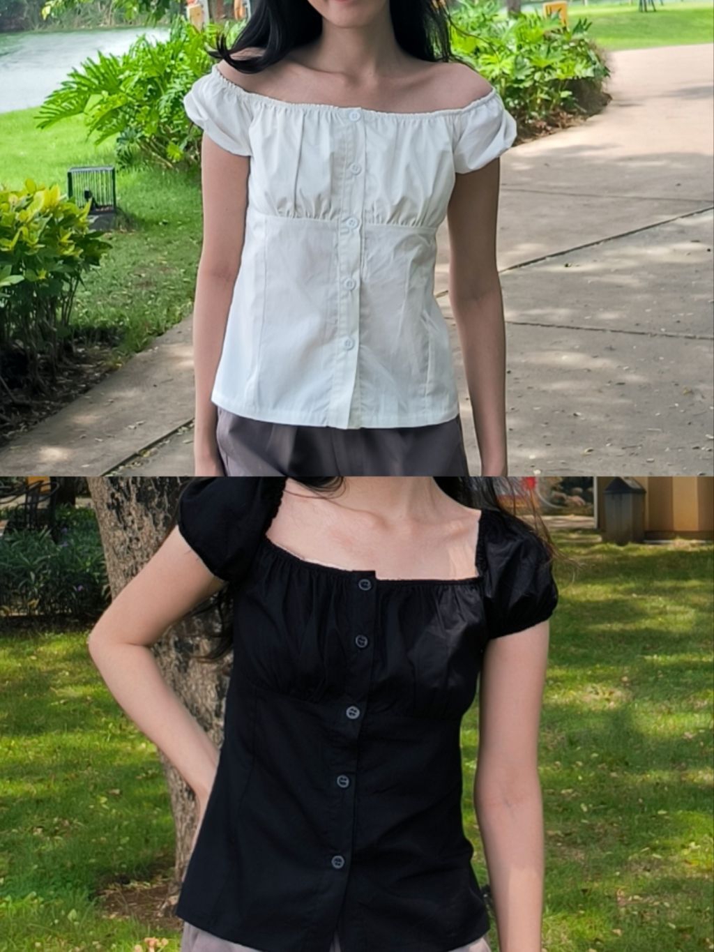 Jual Calla Top | Off Shoulder Top | Atasan Wanita Aesthetic | Sabrina ...