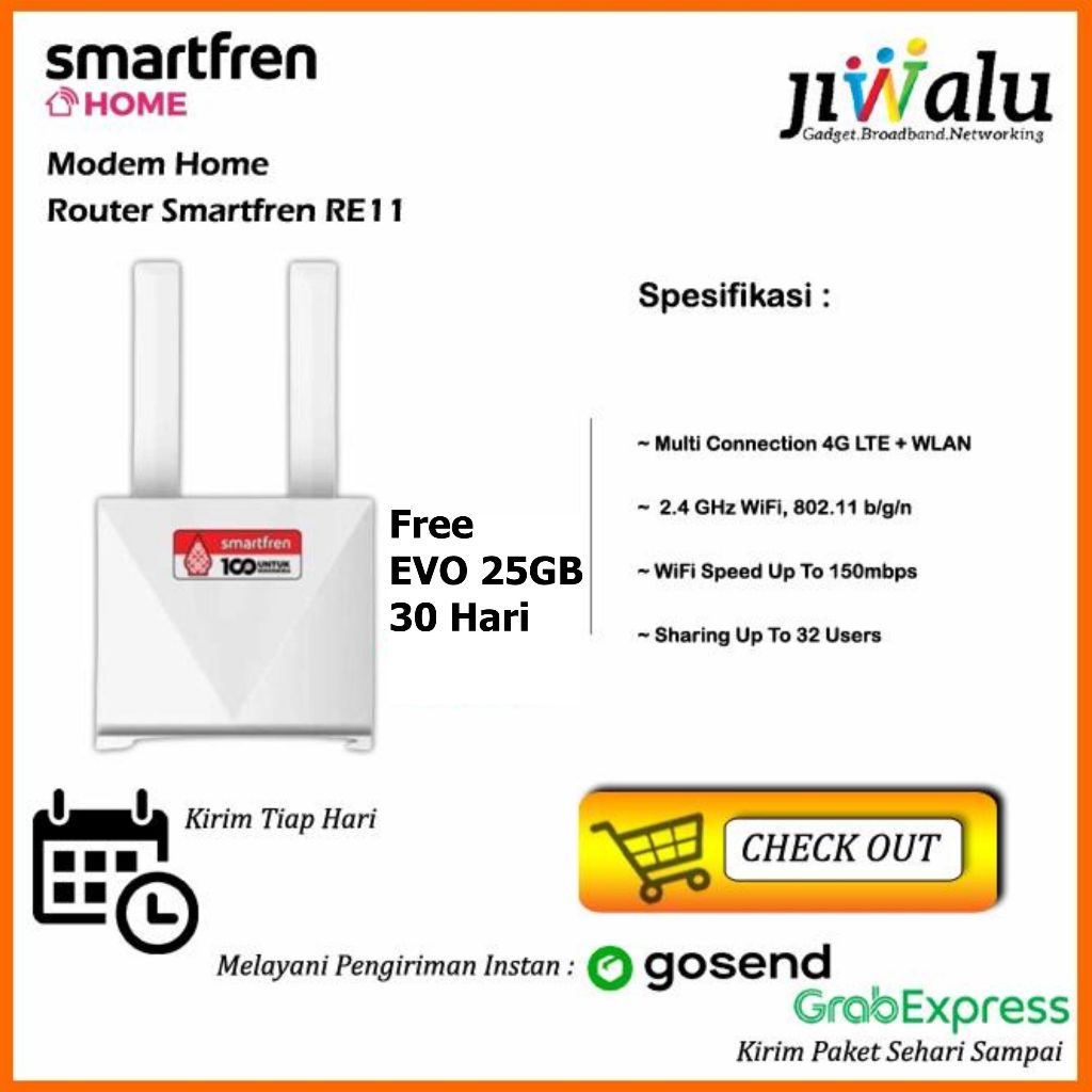 Jual Modem Router Home Smartfren RE11 ROSA ZTE FREE Kartu Perdana ...