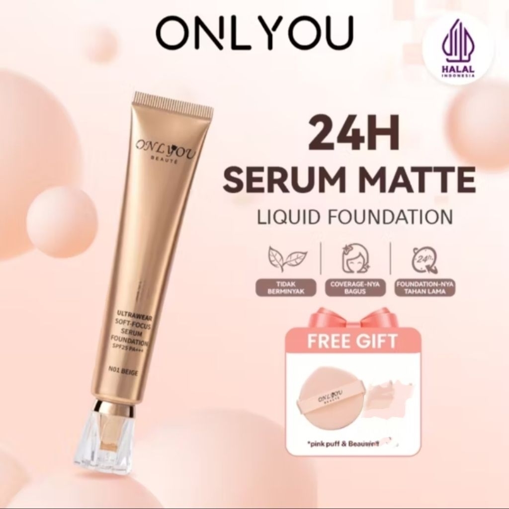 Jual ONLYOU FOUNDATION ( CO1 ) , Kontrol Minyak Mencerahkan BPOM ...