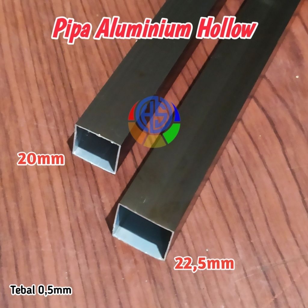Jual Aluminium Hollow kotak coklat 20mm dan 22,5mm | Shopee Indonesia
