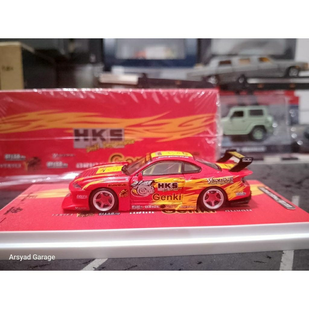 Jual Diecast Supcar Nissan Silvia S15 HKS Genki | Shopee Indonesia