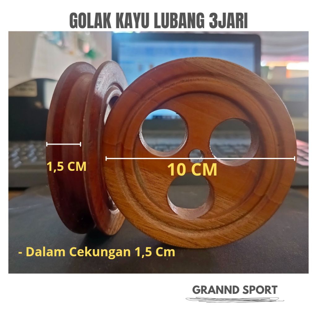 Jual GOLAK KAYU PAPAK 3JARI DIAMETER 10CM | Shopee Indonesia