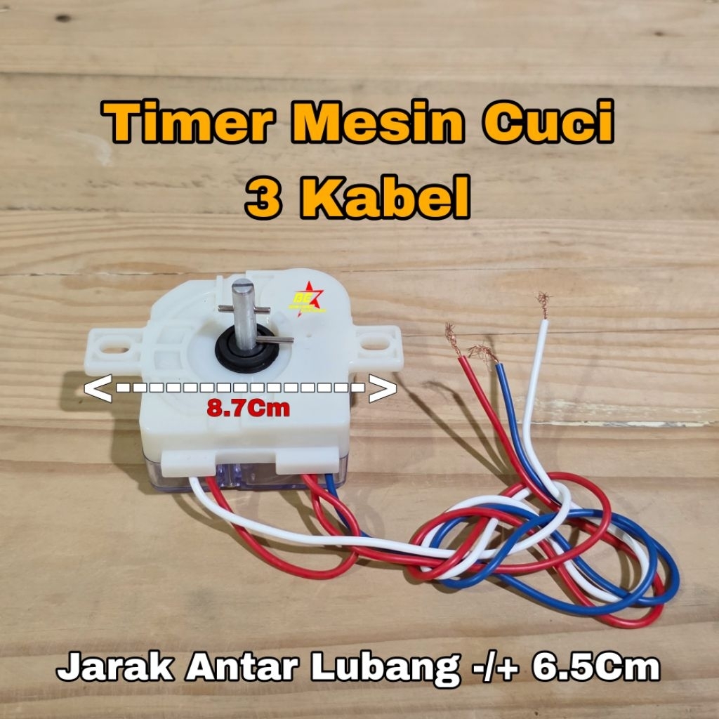 Jual Timer Mesin Cuci Pencuci 3 Kabel SMC/STC Wash Timer Kabel 3 ...