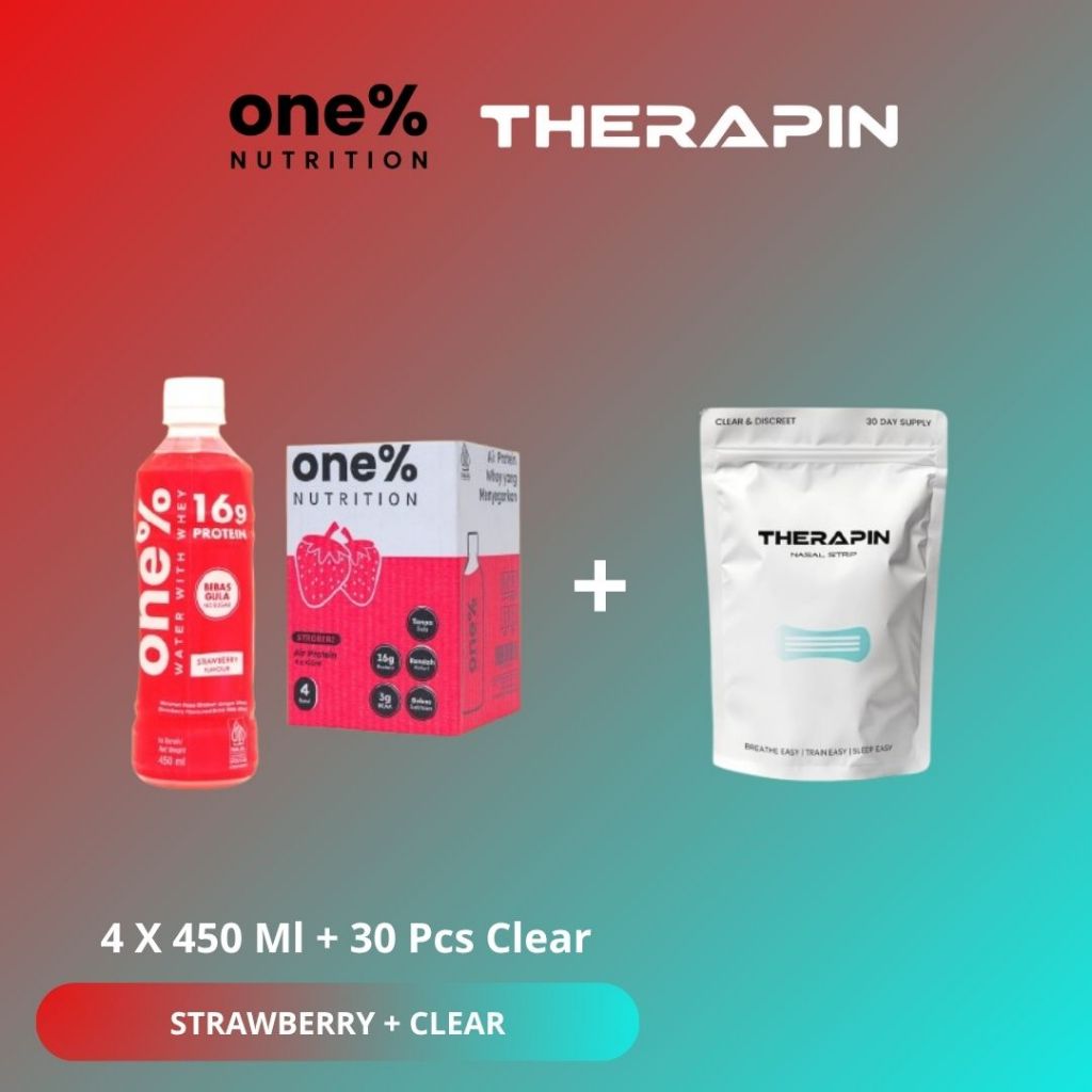 Jual LEVEL UP PACKAGE one% Nutrition x Therapin | 4 bottles Protein ...