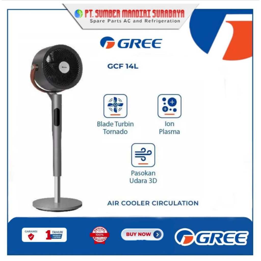 Jual GREE - Air Circulation Fan - Swing Otomatis - Dilengkapi Ion ...