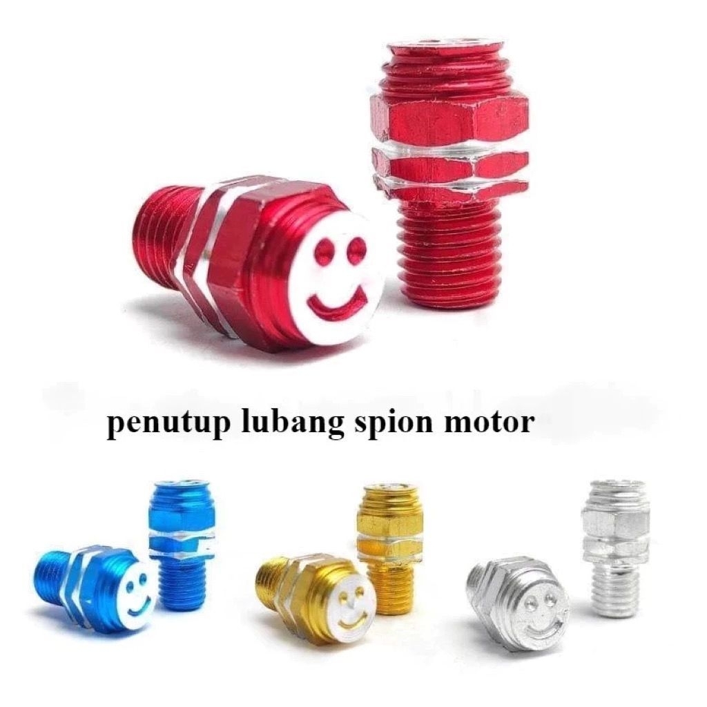 Jual Baut Tutup Lubang Spion Motor Model SMILE Sepasang Universal ...