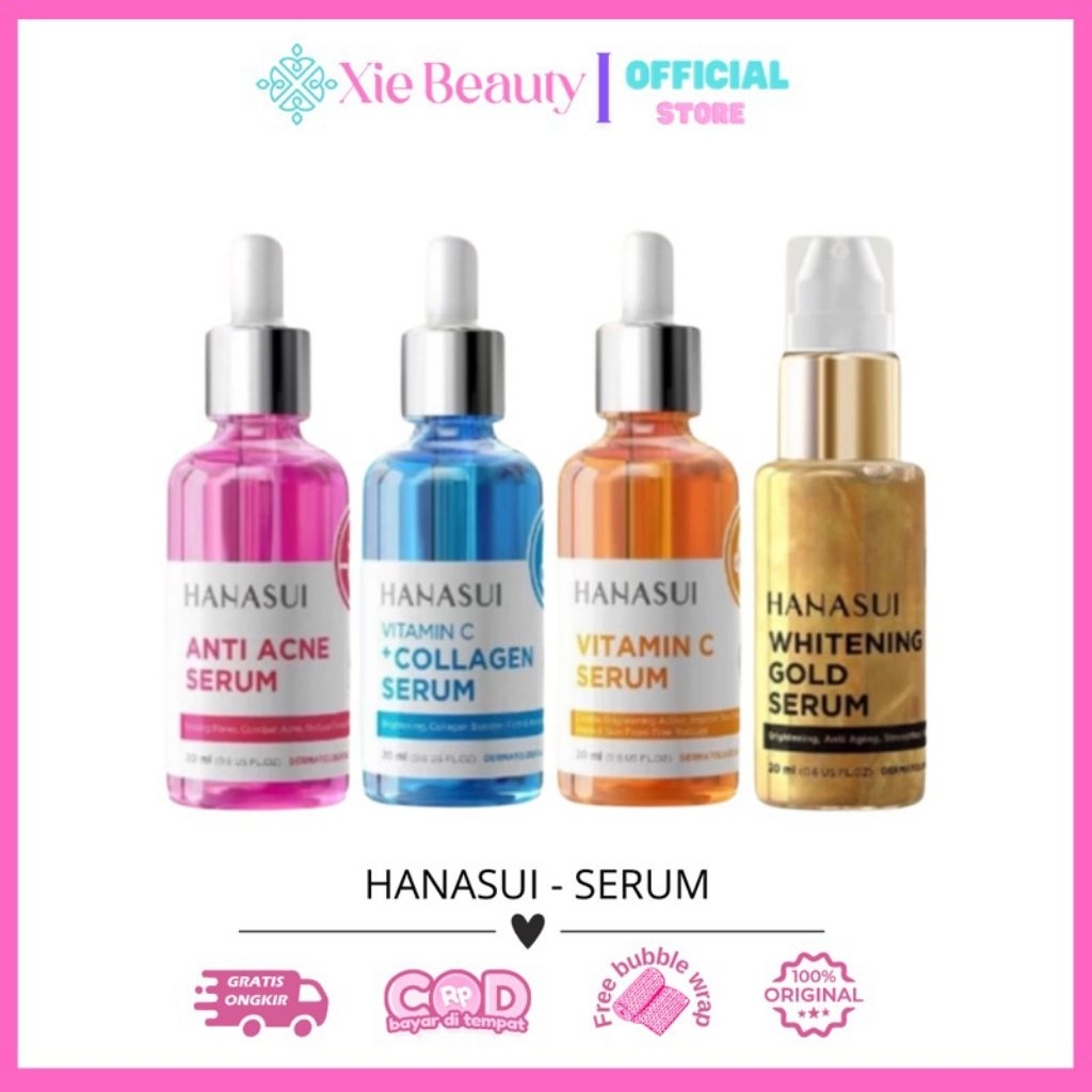 Jual HANASUI SERUM | BRIGHTENING | RETINOL | EXFOLIATING | ANTI ACNE ...